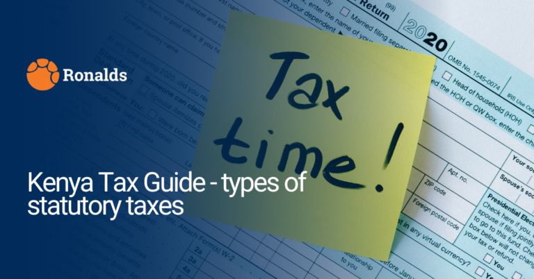 Kenya Tax Guide -types of statutory taxes | Tax Firm Kenya